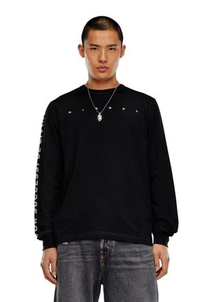 Diesel T-JUST-LS-N7 MAGLIET_Sweatshirt_Schwarz_XS