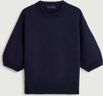 SOEUR PULL LISE NAVY