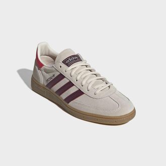 adidas Sneaker ADIDAS PERFORMANCE HANDBALL SPEZIAL, Herren, Gr. 38,5, beige (wonder wei&szlig;, active pink, amazon rot), Leder, Schuhe Sneaker, Topseller