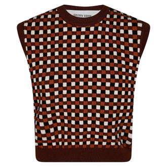 Golden Goose Femme, Pulls, Multicolore, Taille: 42 FR Gilet Roby Wool