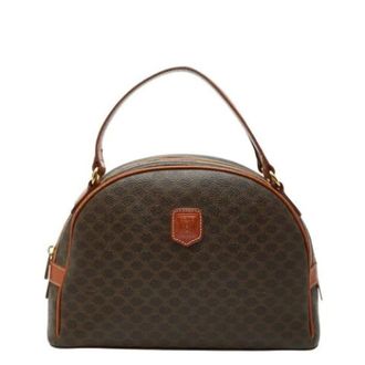 Celine Pre-owned Macadam Handbag - Femme - Pre-owned - Brun - Taille: ONE Size