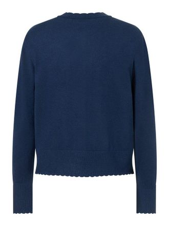More & More Strickjacke feine, elegante Strickjacke, Zierkante