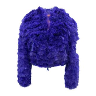 Dsquared2 Feathers Bomber Jacket - - Jackets - Damen - Blau - S