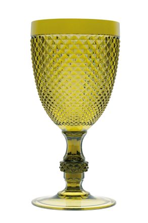 Excelsa Diamond Set mit 6 Stielgl&auml;sern aus Kunststoff, MS, 39 cl, Gr&uuml;n