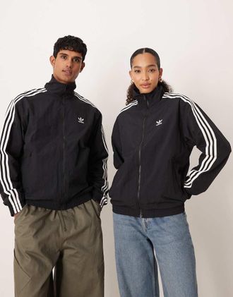 adidas Originals Firebird - Trainingsjacke aus Webstoff in Schwarz