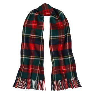Polo Ralph Lauren &Eacute;charpe en Twill &agrave; Carreaux Rouge - Femme - Accessoires - Multicolore - Taille: ONE Size
