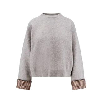 Brunello Cucinelli Cashmere Tricots - Femme - Pulls - Gris - Taille: 38 FR