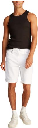 Calvin Klein Jeans Homme, Shorts, Blanc, Taille: W31 Denim Shorts