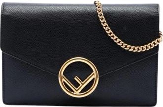 Fendi Pre-owned Wallet on Chain - Femme - Pre-owned - Noir - Taille: ONE Size