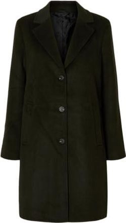 Selected Slfsasja Lano Coat Noos, Bleu fonc&eacute;, 36