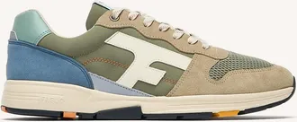Faguo Baskets kaki et bleu
