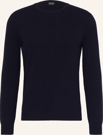 Ermenegildo Zegna Zegna Cashmere-Pullover Oasi blau