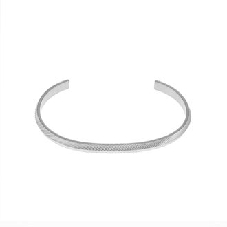 Fossil Herren Edelstahl mit offenem Armreif