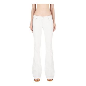 Dsquared2 Wei&szlig;e Straight Hosen - - Trousers - Damen - Wei&szlig; - S