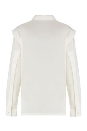 Max Mara Womens Silk Shirt Zirlo White
