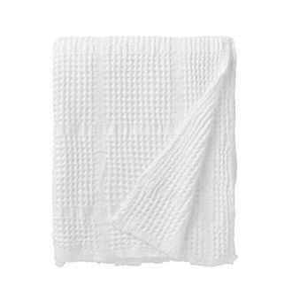 Essix Plaid uni en Jacquard de Coton, Yogi, 130x170cm