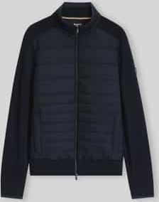 HUGO BOSS Regular Fit Strickjacke aus Baumwoll-Schurwoll-Mix Modell H-Facente