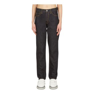 Moncler Logo Embroidery Jeans - - Jeans - Damen - Schwarzk - 2XS