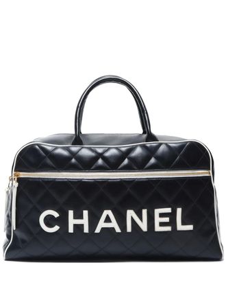 Chanel sac &agrave; main matelass&eacute; (1994-1996) - Noir