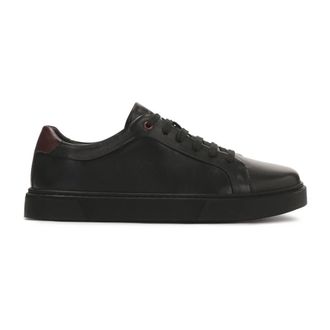 Kazar Schwarze Sneaker mit braunem Einsatz - - Shoes - Herren - Schwarzk - 43 EU