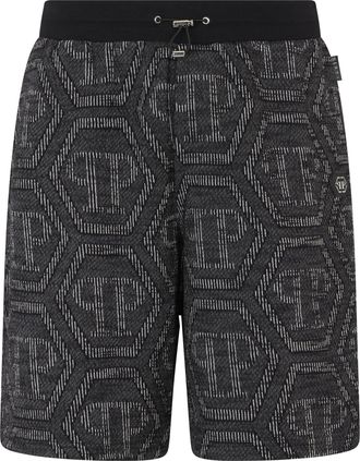 Philipp Plein Jacquard Shorts Monogram