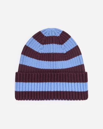 Arket Rippstrickm&uuml;tze -Blau