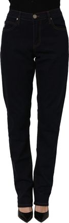 Versace Jeans Couture Womens Blue High Waist Skinny Denim Trouser Jeans