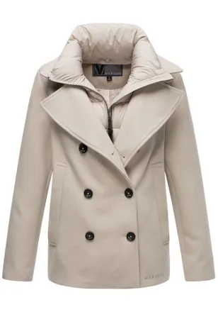 Marikoo Winterjacke Aylaraa Elegante Designer Winterjacke