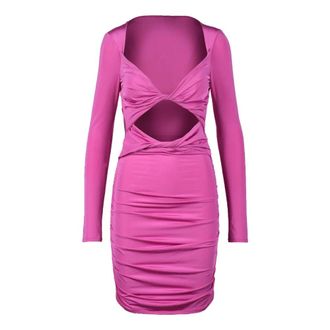 Patrizia Pepe Elegantes Abendkleid mit Stretchmaterial - - Dresses - Damen - Rosa - M