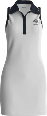 Guess Femme, Robes, Blanc, Taille: 36 FR Mylah Robe Courte