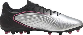 Puma King Match MG Fu&szlig;ballschuhe mit festem Boden f&uuml;r Herren (Silber)