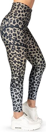 Anarchy Apparel Compression Leggings, Leopard (XS)