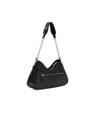 Guess Womens Shoulder Bag Black Polyurethane - Shoulder-Bags