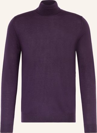 Paul Paul Rollkragenpullover Aus Merinowolle lila