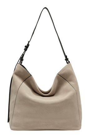 Liebeskind BERLIN Chudy Suede Hobo Bag L Stone