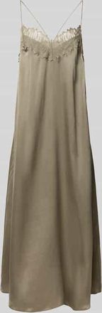 Iro Relaxed Fit Midikleid mit Spitzenbesatz