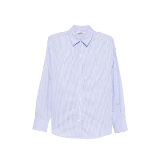 Anine Bing Striped Long-sleeve Shirt