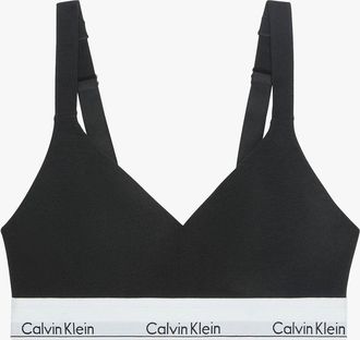 Calvin Klein Brassi&egrave;re en coton m&eacute;lang&eacute;