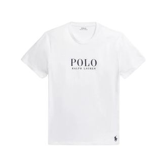 Ralph Lauren Logo T-shirt - Homme - Tops - Blanc - Taille: L