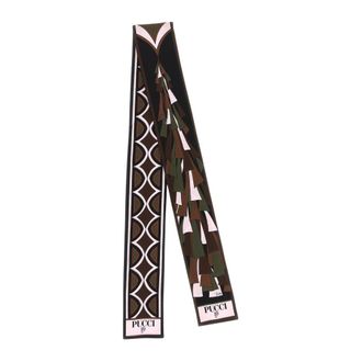 Pucci Foulard en soie &agrave; imprim&eacute; g&eacute;om&eacute;trique et abstrait - Femme - Accessoires - Multicolore - Taille: ONE Size