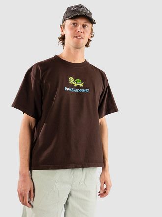 A.Lab Jerry Looks Max Boxy T-Shirt vintage brown