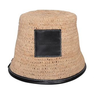 Jacquemus Femme, Accessoires, Beige, Taille: 56 CM Soli Bucket Hat