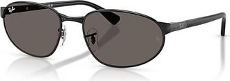 Ray-Ban Rb3777 Sonnenbrillen Schwarz Fassung Grau Glas 56-19