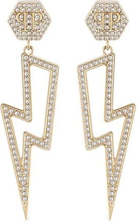 Philipp Plein Vanity Earrings Pj7Ea02Eu - - Accessories - Damen - Gelb - ONE SIZE