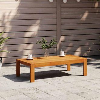 vidaXL Gartentisch 100x50x27 cm Massivholz Akazie vidaXL