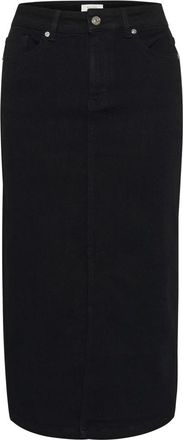 Part Two Femme, Jupes, Noir, Taille: 40 FR Jean SK en Denim Noir Élégant