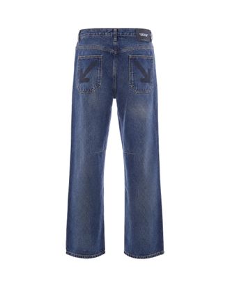Off-white Half Arrow Jeans - Blue