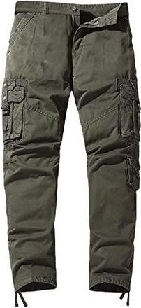 Generic Pantalon de d&eacute;tente pour homme - Pantalon de sport baggy chino coupe droite - Coupe ample - Pantalon de jogging de randonn&eacute;e - Pantalon de chef avec p