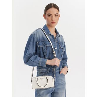 Guess Handtasche Guess Arnela Mini HWNY94 96740 Wei&szlig;