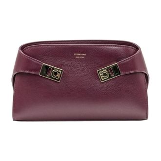 Ferragamo Femme, Sacs, Violet, Taille: ONE Size Sac bandouli&egrave;re Hug Mini